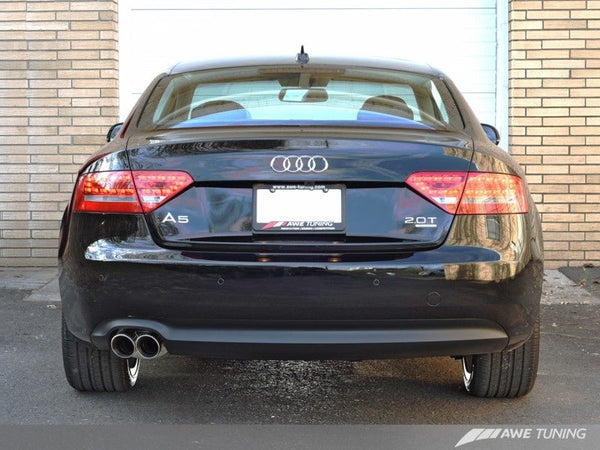 AWE Tuning Audi B8 A5 2.0T Touring Edition Single Outlet Exhaust - Dia – Exhaust Parts Pro